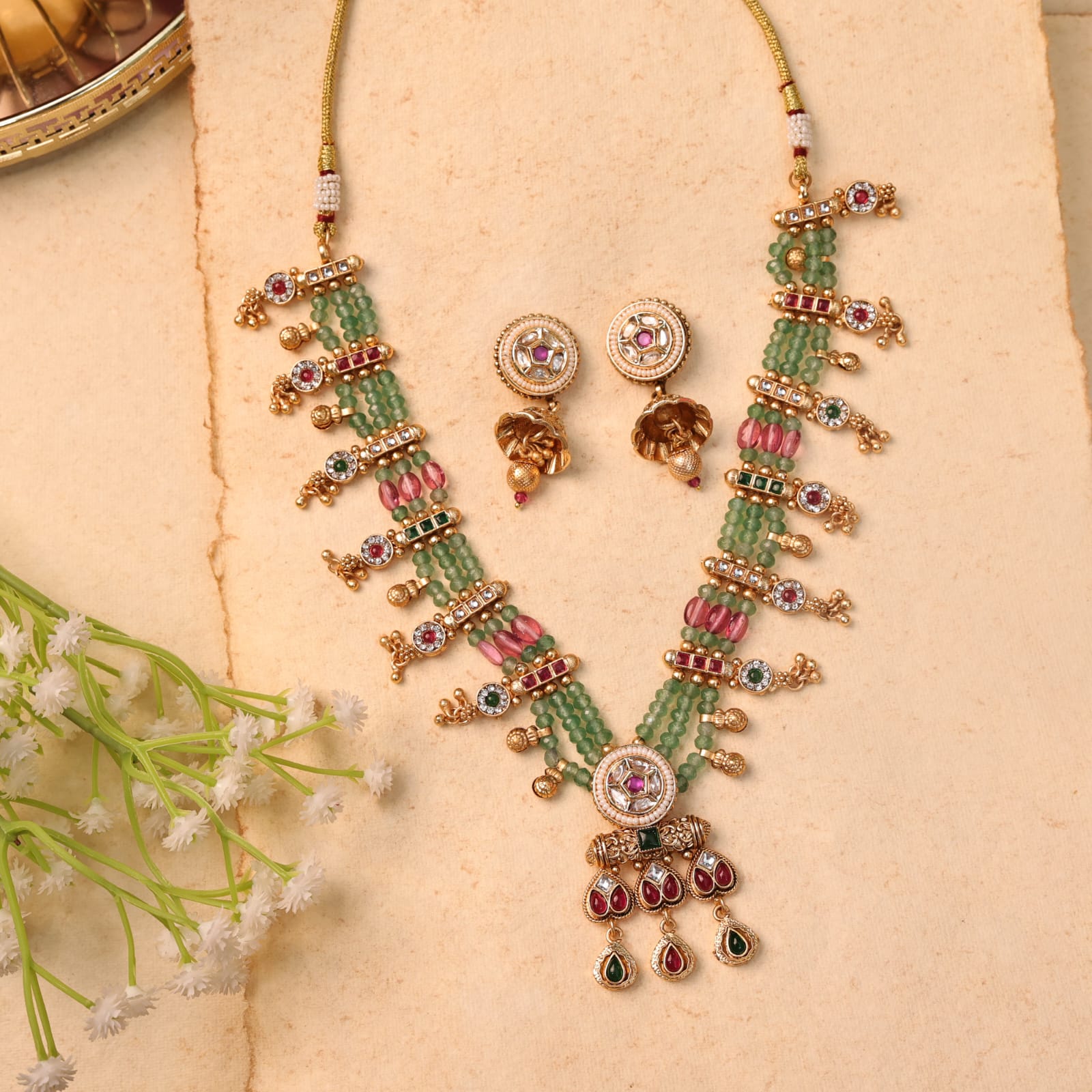 Mrunal Rajwadi Set – Merari Jewellery